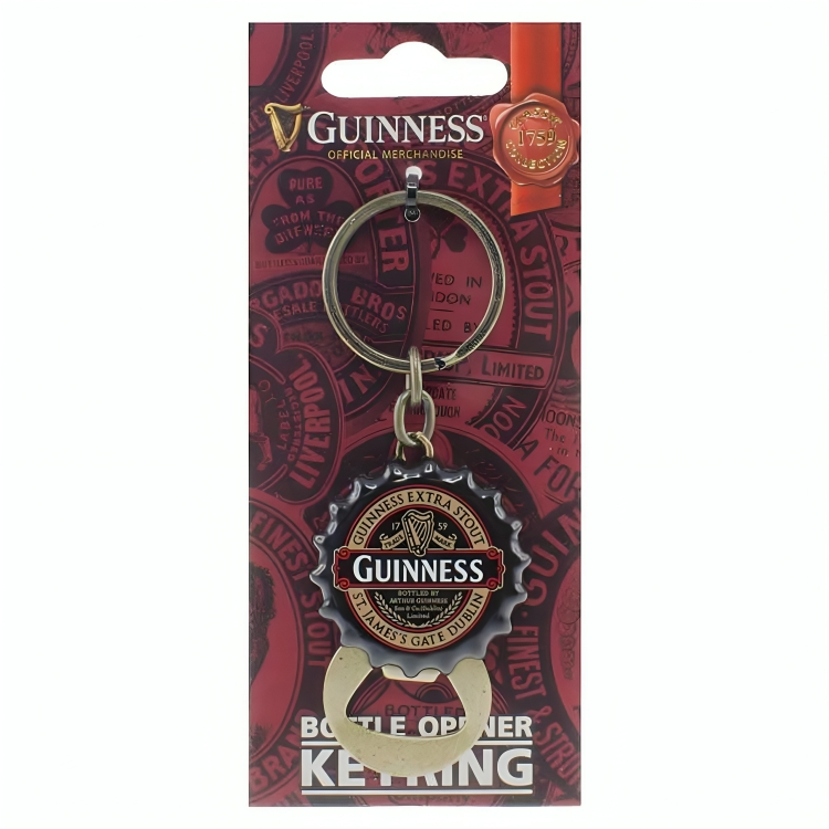 Ruby Red Bottle/Can Opener Keyring | Guinness Accessories